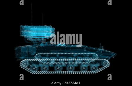 Military track missle system Stock Photo - Alamy