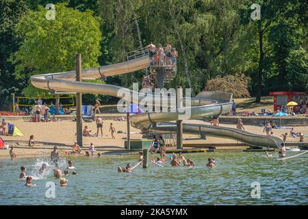 Strandbad Orankesee, Hohenschönhausen, Lichtenberg, Berlin, Deutschland ...