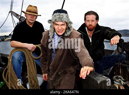 "Berserk" - Captain Jarle Andhoy (middle) with Knut Rasmussen and cook ...