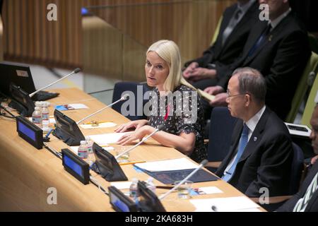 New York, USA 20140609. Crown Princess Mette-Marit of Norway at an ...