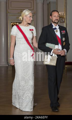 OSLO 20151022. Parliamentary Dinner. Crown Princess Mette-Marit and ...