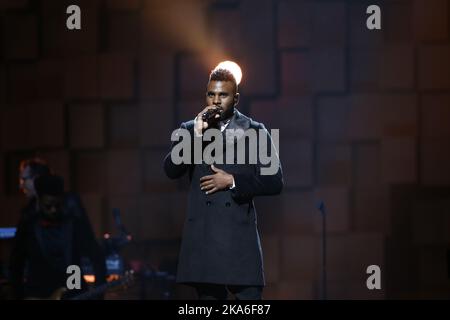 Artist Jason Derulo on stage during the annual Nobel Peace Prize ...