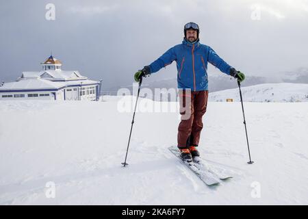 STRANDA, Norway 20160128. Crown Prince Haakon are skiing on ...