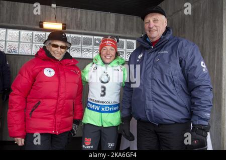 Oslo, Norway 20160306. Biathlon Championships in Oslo 2016. Laura ...