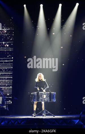 Baerum, Norway 20160304. Artist Ellie Goulding during a concert in ...