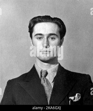 Norwegian war hero and resistance fighter Claus Helberg who during WWII ...