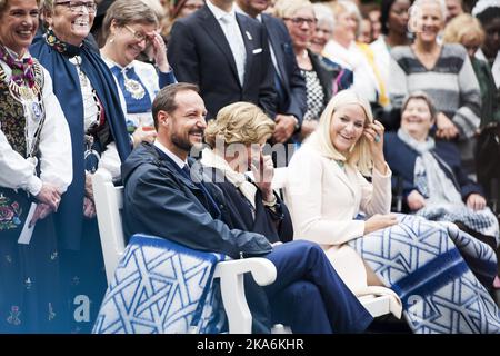 Stavanger 20160627. The Norwegian royal couple's 25th anniversary. King ...
