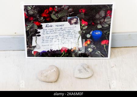 Utoya 20160719. The new learning center at Utoya, Hegnhuset, presented ...