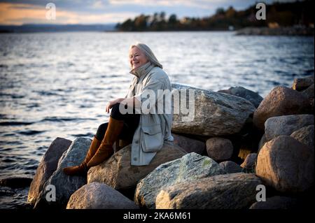 Marianne Ihlen, former muse of Leonard Cohen Stock Photo - Alamy