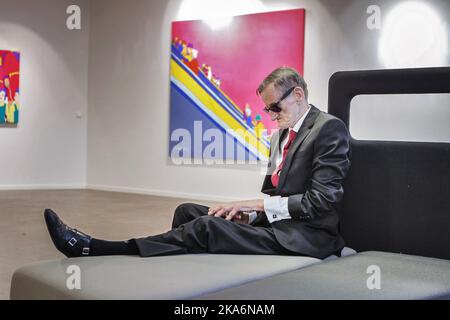 Oslo, Norway 20160901. The norwegian artist Hariton Pushwagner (Terje ...