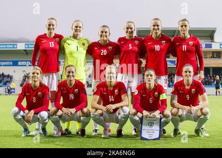 Maren Mjelde (L-R), Nora Holstad Berge and Hedda Gardsjord of Norway ...