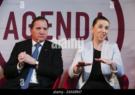 Denmark's Prime Minister Mette Frederiksen arrives to the Prime ...