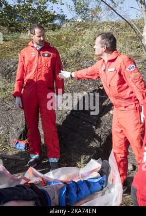 Fornebu, Norway 20180920. Crown Prince Haakon visits The Norwegian Air ...