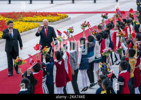 Beijing, China 20181016. China's President Xi Jinping and the premier ...