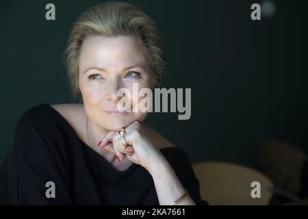 OSLO, Norway 20190411. Nordic Council's Literature Prize nominee Helle ...