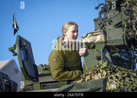 Rukla, Lithuania 20220317. Mari from Telemark (20) is a shooter on a ...