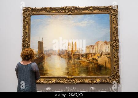 London UK. 1 November 2022. J.M.W. TURNER 'Cologne, the Arrival of a ...