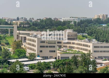 The central military hospital HCA Ain Naadja. Aerial view of the new ...