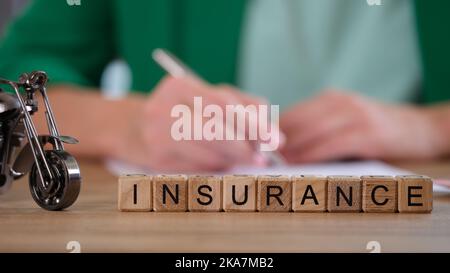 Word Policy. Wooden small cubes with letters isolated on black ...