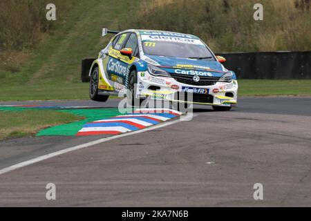 Michael Crees number 777 at Thruxton race circuit in 2022 in his ...