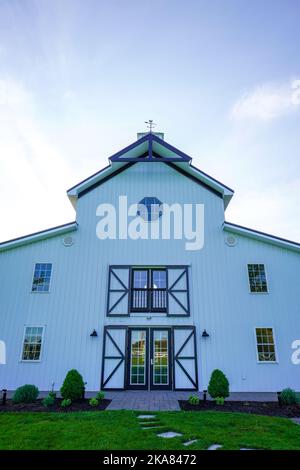 The Barn at Hart's Grove, a family-owned barn wedding venue Stock Photo ...