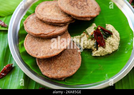 south indian famous breakfast raagi Stock Photo - Alamy