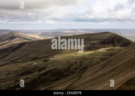 View of Mam Tor to the right, Peak District, UK Stock Photo - Alamy