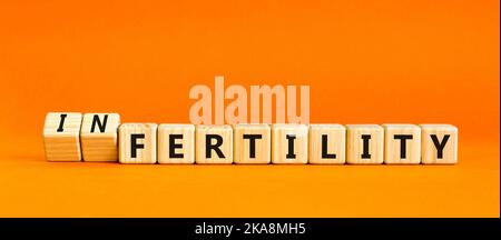 Fertility or infertility symbol. Concept words Fertility or Infertility ...