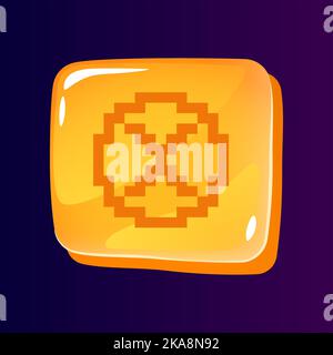 Multiplication action glossy ui button with linear icon Stock Vector Image & Art - Alamy