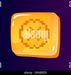 Discount percentage glossy ui button with linear icon Stock Vector ...