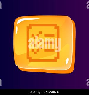 Task list glossy ui button with linear icon Stock Vector Image & Art - Alamy