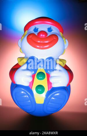 Roly Poly Toy Clown Stock Photo - Alamy