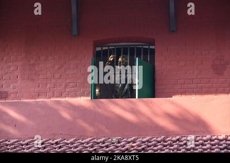 Gallows of Alipore Jail Museum. Kolkata, West Bengal, India Stock Photo ...