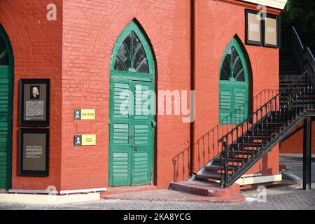 Watchtower of Alipore Jail Museum compound. Kolkata, West Bengal, India ...