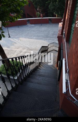 Watchtower of Alipore Jail Museum compound. Kolkata, West Bengal, India ...