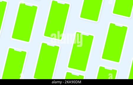 Phone screen template with a place to insert Stock Vector Image & Art ...