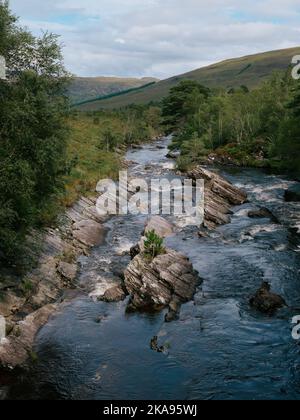The Torridon mountain river of A' Ghairbhe in the Beinn Eighe national ...
