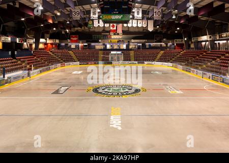 The interior of the Q Centre arena at Westshore Parks & Recreation ...