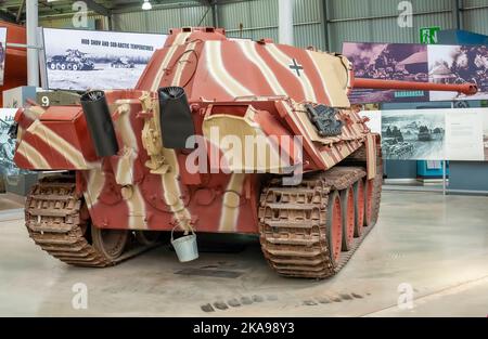 German WW2 Panther tank preserved at the Overloon War Museum ...