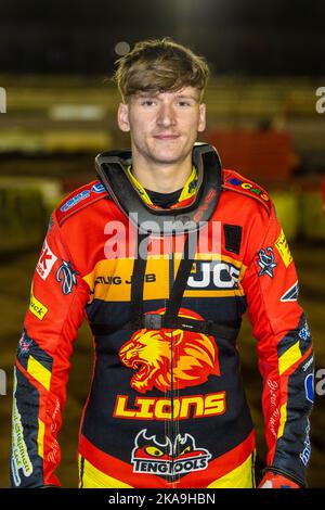 Joe Thompson - British speedway rider racing for Ipswich Witches in ...