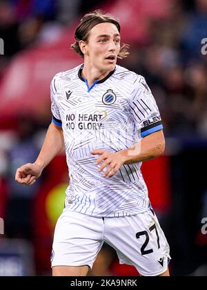Leverkusen , Germany . 1 of November 2022, Casper Nielsen (27) of Club ...