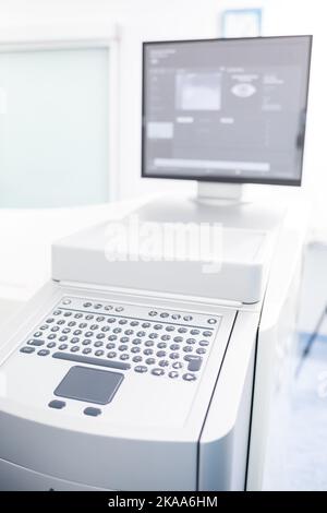 Microscopic apparatus for testing eyesight. Ophthalmology and treatment ...