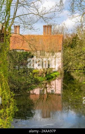 Colchester Old Mill on the River Colne converted to flats Stock Photo ...