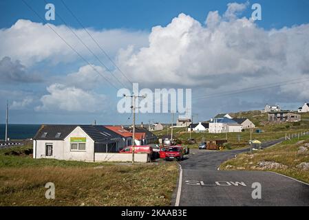 The Village, Am Baile, on the Isle of Eriskay, Outer Hebrides, Scotland ...