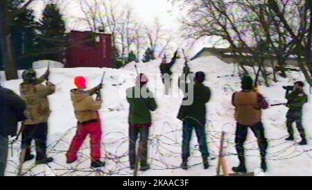 V/H/S/94, (aka VHS94), 'Terror' segment, 2021. © Shudder / courtesy ...