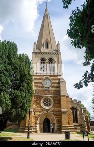 All Hallows Church Wellingborough Northamptonshire UK Stock Photo - Alamy