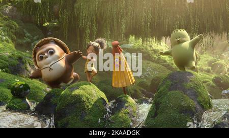 ONI: THUNDER GOD'S TALE, from left: Mr. Tengu (voice: George Takei ...