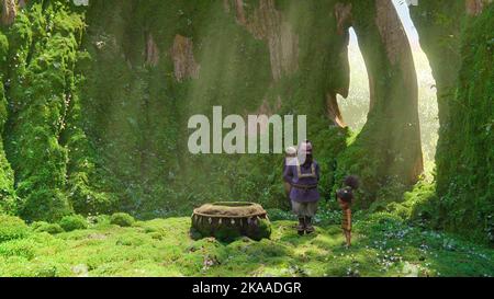 ONI: THUNDER GOD'S TALE, from left: Kappa (voice: Archie Yates), Onari ...