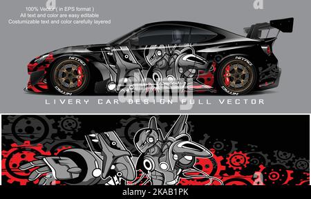 livery strip design for racing motif cars Stock Vector Image & Art - Alamy
