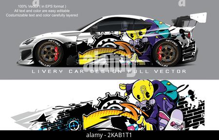 livery strip design for racing motif cars Stock Vector Image & Art - Alamy